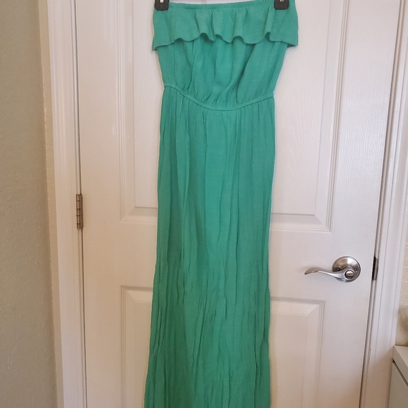Trixxi | Dresses | Trixxi Size Small 2 Stretchy Mint Strapless Maxi ...